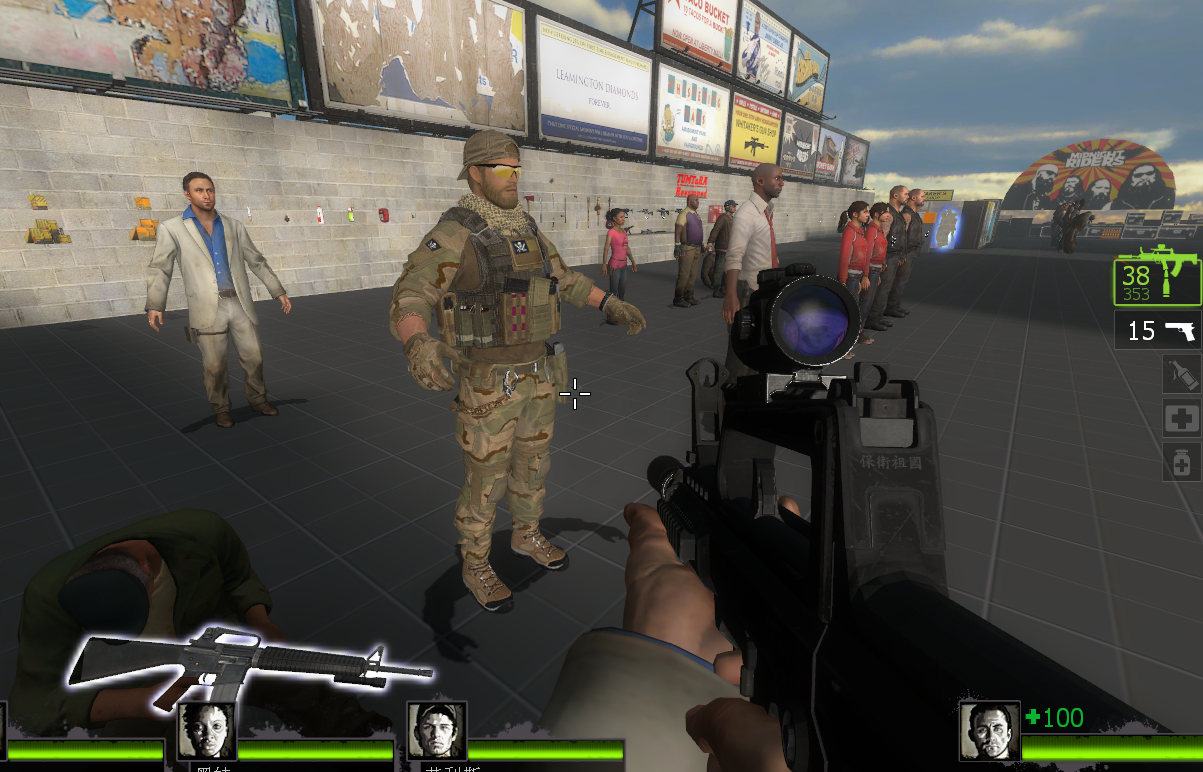 ★CFHD海豹六队潜伏者★替换一代比尔下载 - 人物模型Mod下载 - 求生之路2中文网